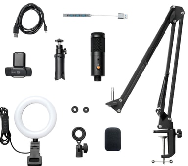 NOS X700 gaming mikrofon og streaming-sæt | Elgiganten