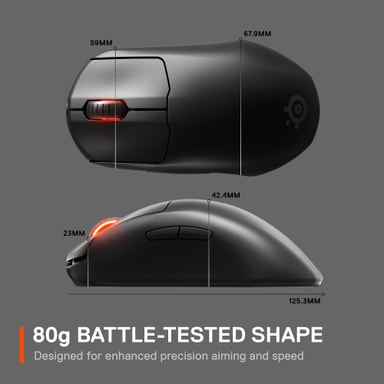 SteelSeries Prime trådløs gaming mus | Elgiganten | Elgiganten