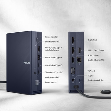 ASUS SimPro 2 Dock dockingstation til bærbar computer | Elgiganten
