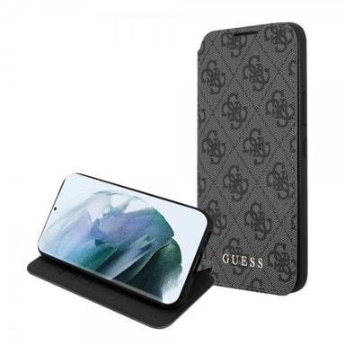 Guess Samsung Galaxy S22 Plus Etui 4G Logo Grå | Elgiganten