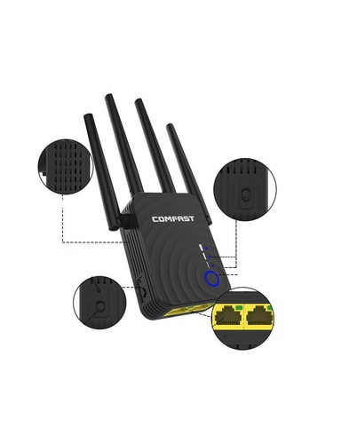 WiFi repeater - signalforstærker 1200 Mbps | Elgiganten