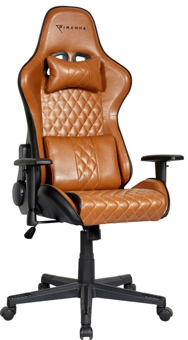Piranha Bite gaming stol (cognac) | Elgiganten