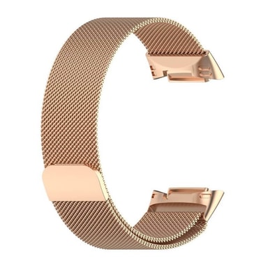 Milanese magnetisk urrem Fitbit Charge 6 - Guld | Elgiganten | Elgiganten
