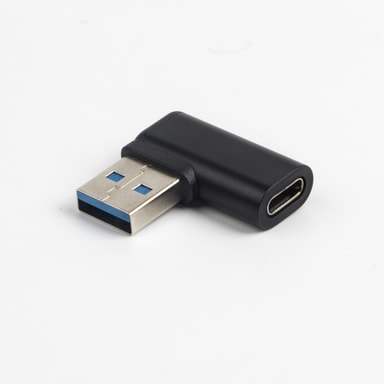 NÖRDIC USB-C hun til USB-A han vinklet adapter 90 grader | Elgiganten