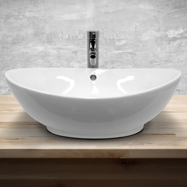 Keramik vask forfængelighed bordplade vask håndvask 590 x 390 mm ...