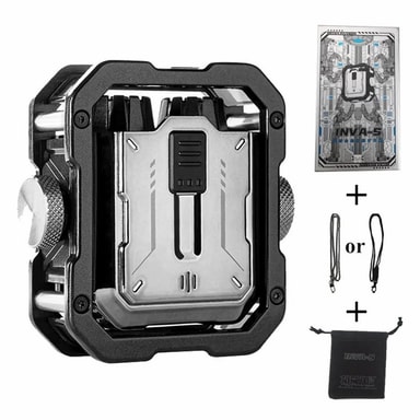 INVA-S Mecha Style In-Ear hovedtelefoner Bluetooth 5.3 Wireless - Sølv ...