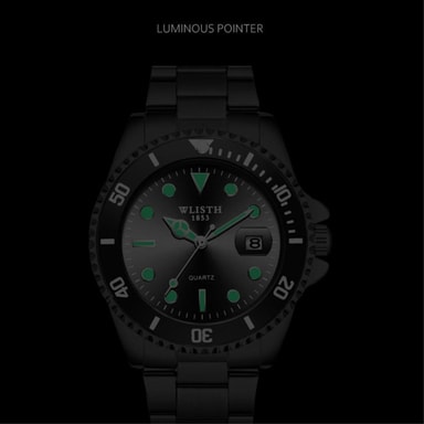 WLISTH Fashion Analog Quartz Ur Lysende Armbåndsur Man Iron | Elgiganten