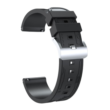 20 mm silikone urrem til Samsung Germin Huawei Sort | Elgiganten ...