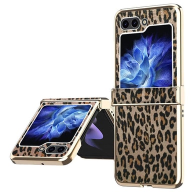 Leopard Case Samsung Galaxy Z Flip 5 - Champagne | Elgiganten | Elgiganten