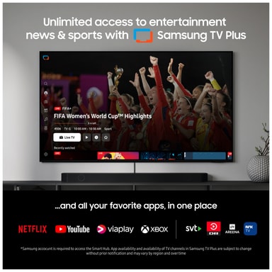 Samsung 65" 4K QLED Smart TV (2024) | Elgiganten | Elgiganten