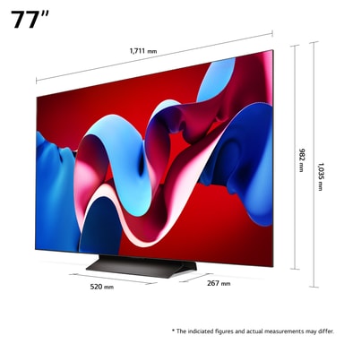 LG 77" C4 4K OLED evo TV (2024) | Elgiganten | Elgiganten