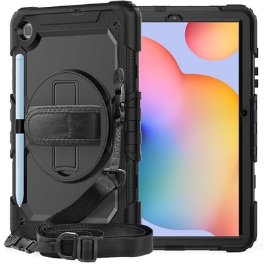 Hybrid cover med skulderrem Samsung Galaxy Tab S6 Lite (2020) - Sort ...