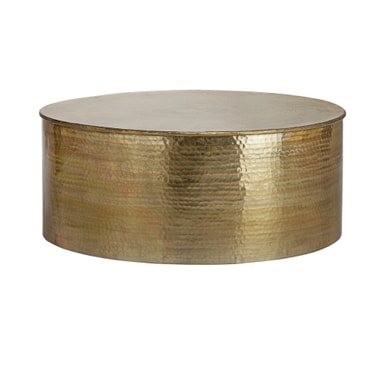WOMO-DESIGN sofabord stuebord sofabord aluminium Ø 76x32 cm guld ...