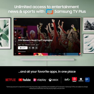 Samsung 55” The Frame 4K QLED Smart TV (2024) | Elgiganten | Elgiganten