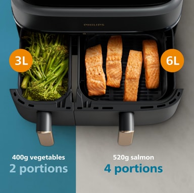 Philips 3000 Series airfryer med to kurve NA352/00 | Elgiganten ...