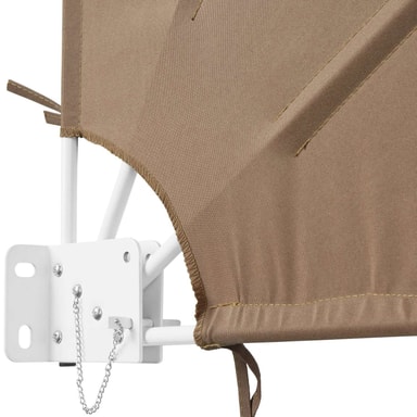 Læskærm til altan 140x7,5x140cm - brun | Elgiganten