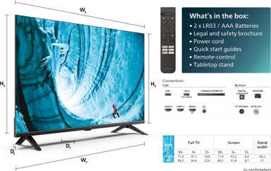 Philips 40" 6000-Series Full-HD LCD TV | Elgiganten | Elgiganten