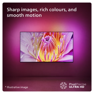 Philips 65" 65PUS8079 4K LED Ambilight TV (2024) | Elgiganten | Elgiganten