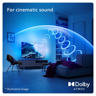 Philips 50" 50PUS8079 4K LED Ambilight TV (2024) | Elgiganten | Elgiganten