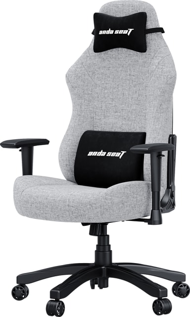 AndaSeat Luna gaming-stol (gråt stof) | Elgiganten | Elgiganten