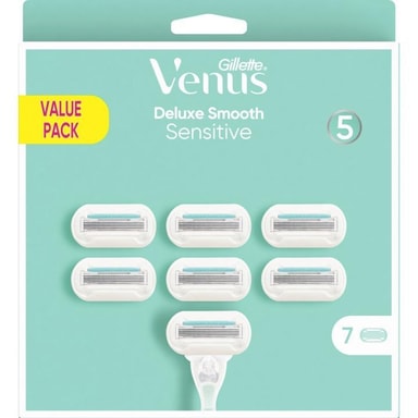 Gillette Venus Rakblad Extra Smooth Sensitive 7st | Elgiganten