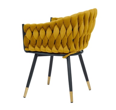 Stol FLORA gylden gul | Elgiganten | Elgiganten