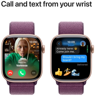 Apple Watch S10 46mm GPS (Rose Gold Alu/Plum sportsloop) | Elgiganten ...