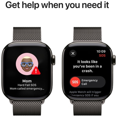 Apple Watch S10 46mm GPS+Cel (Slate Titanium/Slate Milano loop) S/M ...